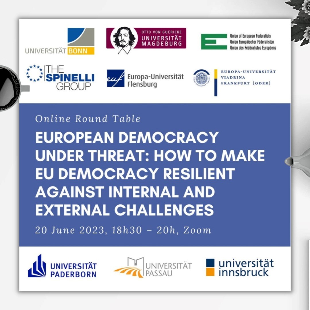 [Translate to Englisch:] Invitation: Online Round Table on European ...